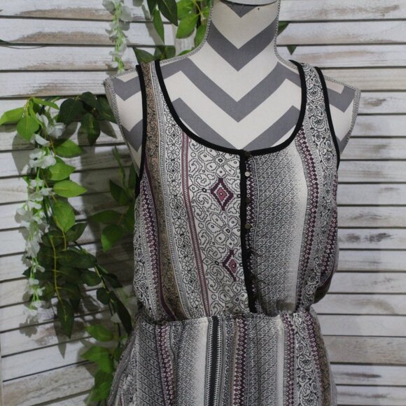 Maurices | Dresses | Maurice Summer Shark Bite Hem Dress 898 | Poshmark